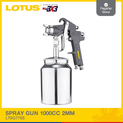 LOTUS SPRAY GUN 1000CC 2MM 60PSI LTSG770S – Lotus Tools Philippines