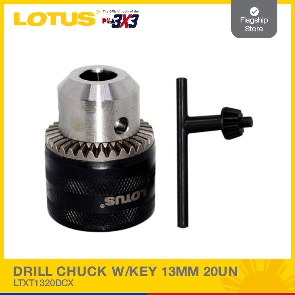 LOTUS Drill Chuck w/Key 13MM 20UN LTXT1320DCX – Lotus Tools Philippines
