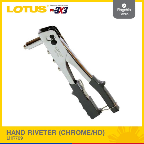 LOTUS HAND RIVETER (CHROME/HD) LHR709 – Lotus Tools Philippines