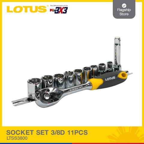 LOTUS SOCKET SET 3/8D 11PC LTSS3800 – Lotus Tools Philippines