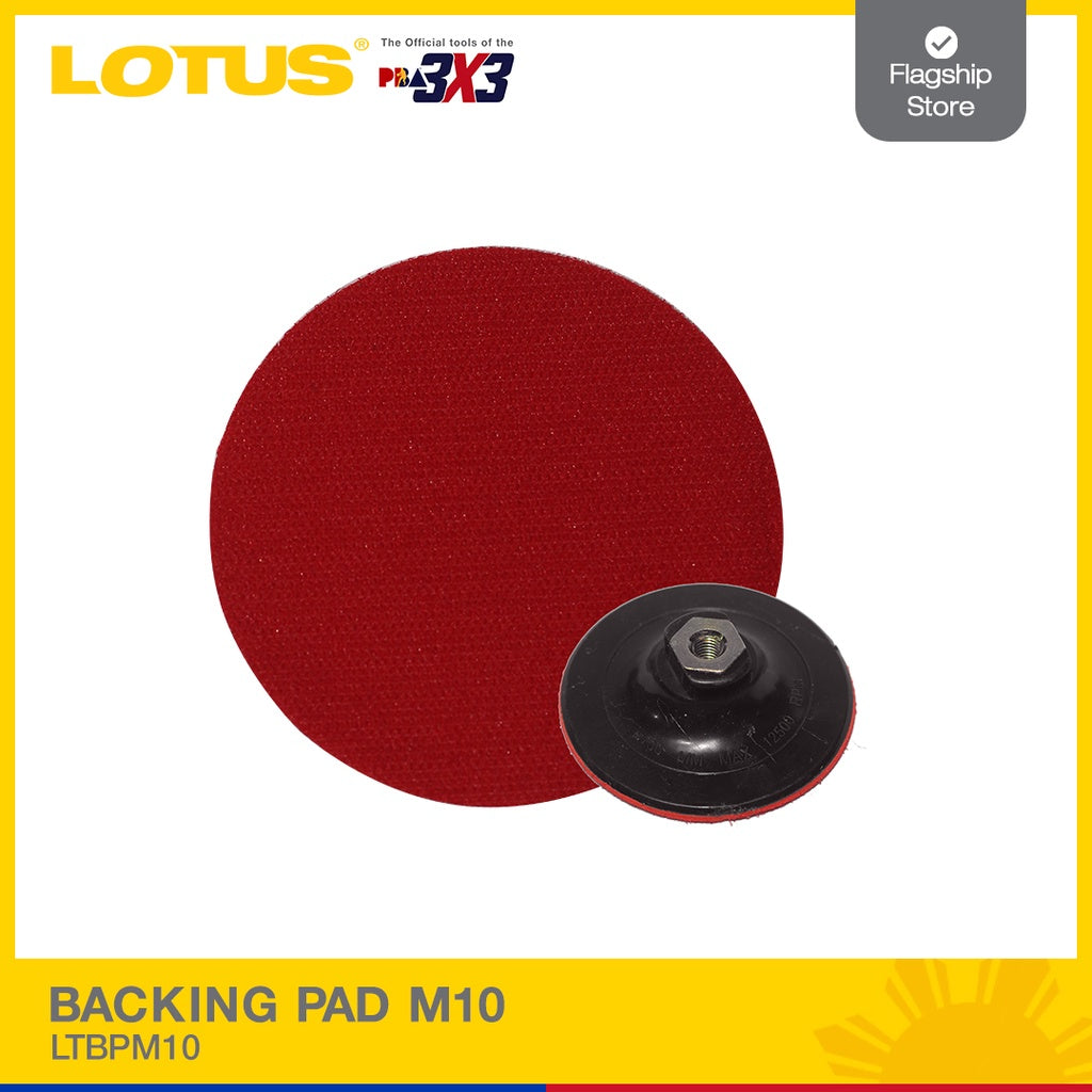 LOTUS BACKING PAD M10/15,300RPM LTBPM10 – Lotus Tools Philippines