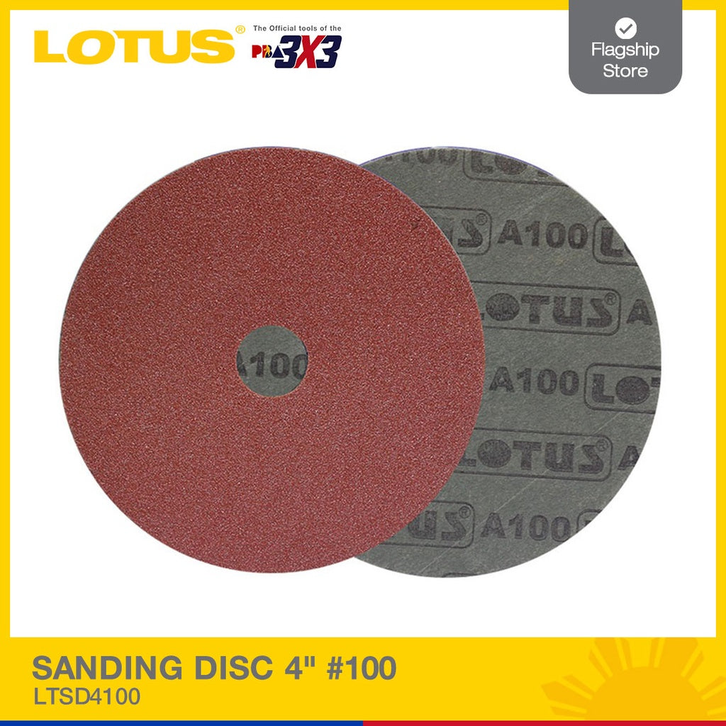 LOTUS SANDING DISC 4" #100 LTSD4100 – Lotus Tools Philippines