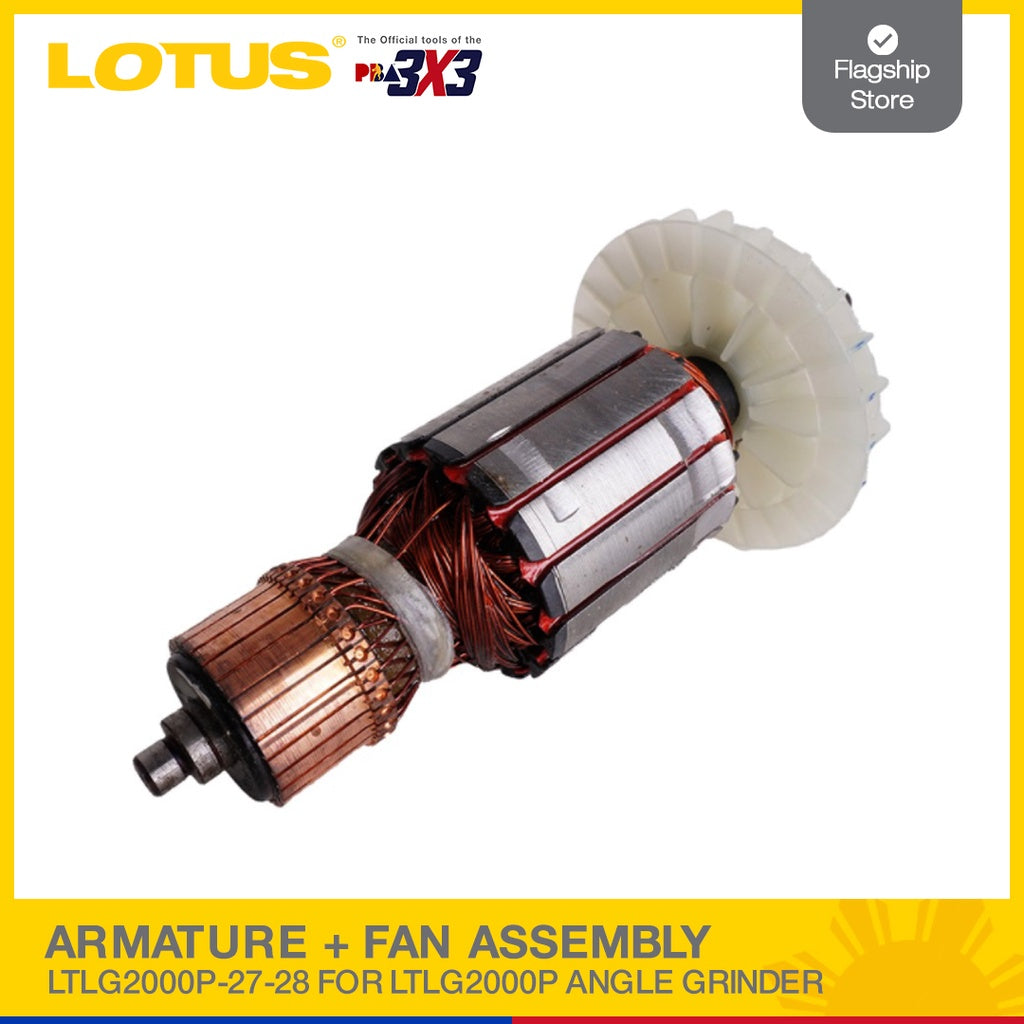 LOTUS ARMATURE+FAN ASSY LTLG2000P-27-28 – Lotus Tools Philippines