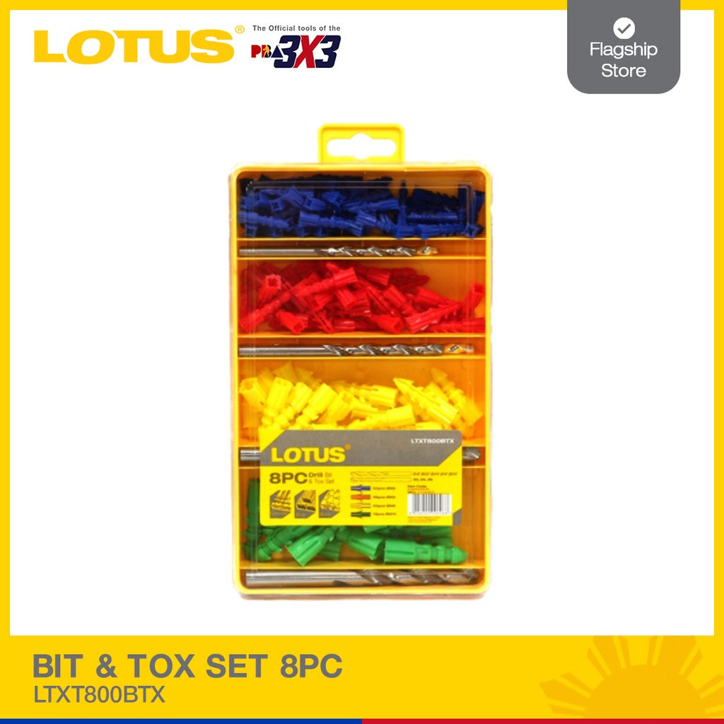 LOTUS BIT & TOX SET 8PC LTXT800BTX – Lotus Tools Philippines