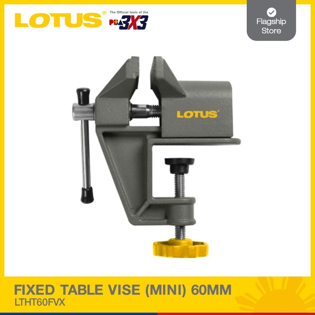 LOTUS FIXED TABLE VICE (MINI) 60MM LTHT60FVX – Lotus Tools Philippines