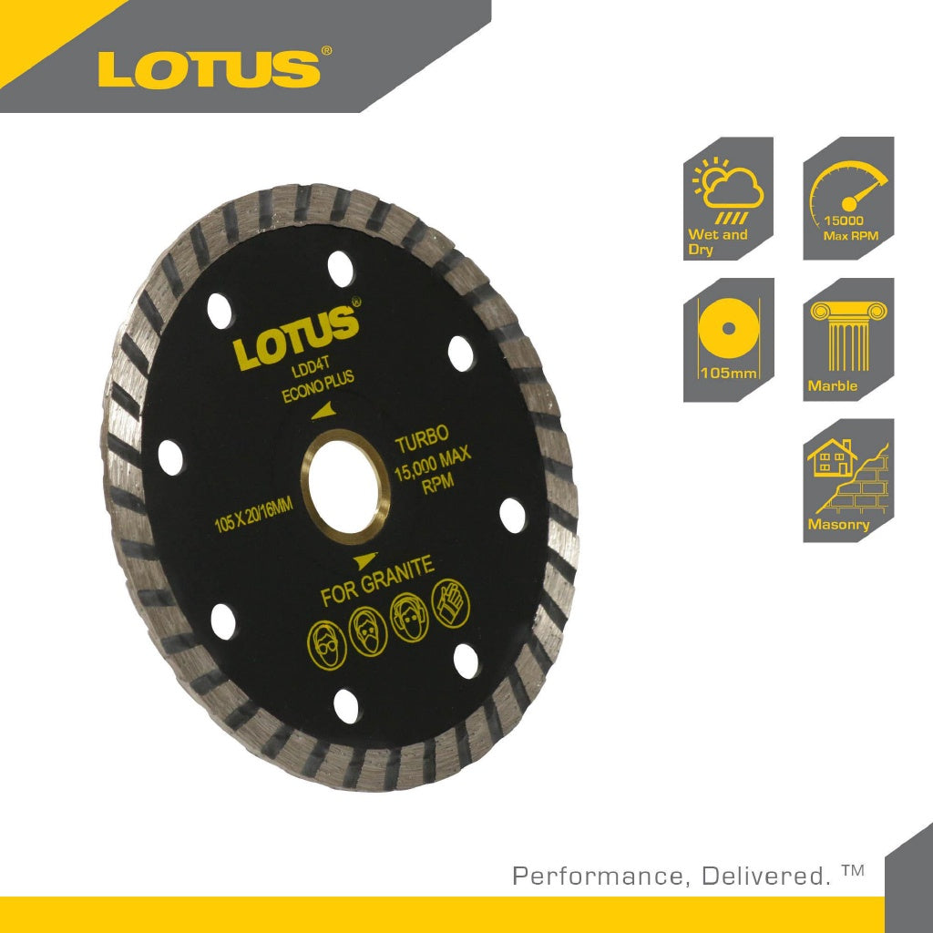 LOTUS DIAMOND CUTTER 4" #DD4T | LTXT100DT