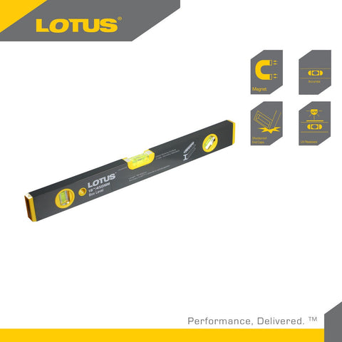 LOTUS ALUMINUM LEVEL 18" LAL4501M – Lotus Tools Philippines