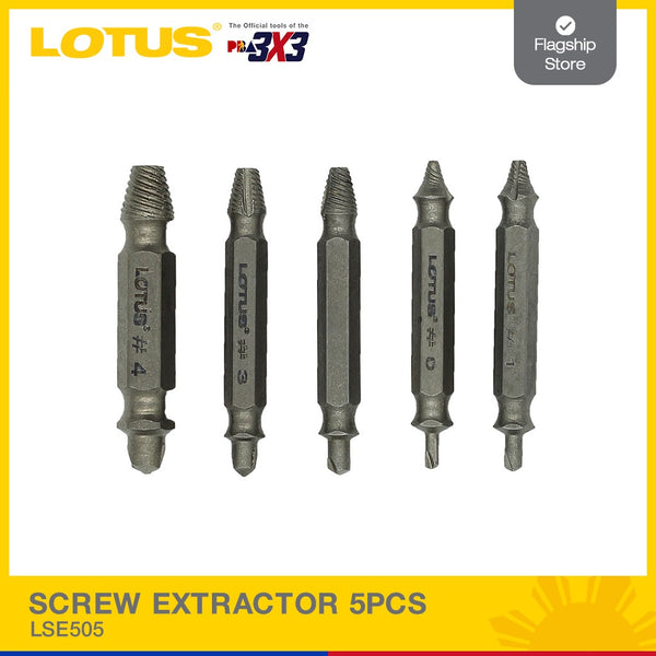 LOTUS SCREW EXTRACTOR 5PC LSE505 – Lotus Tools Philippines