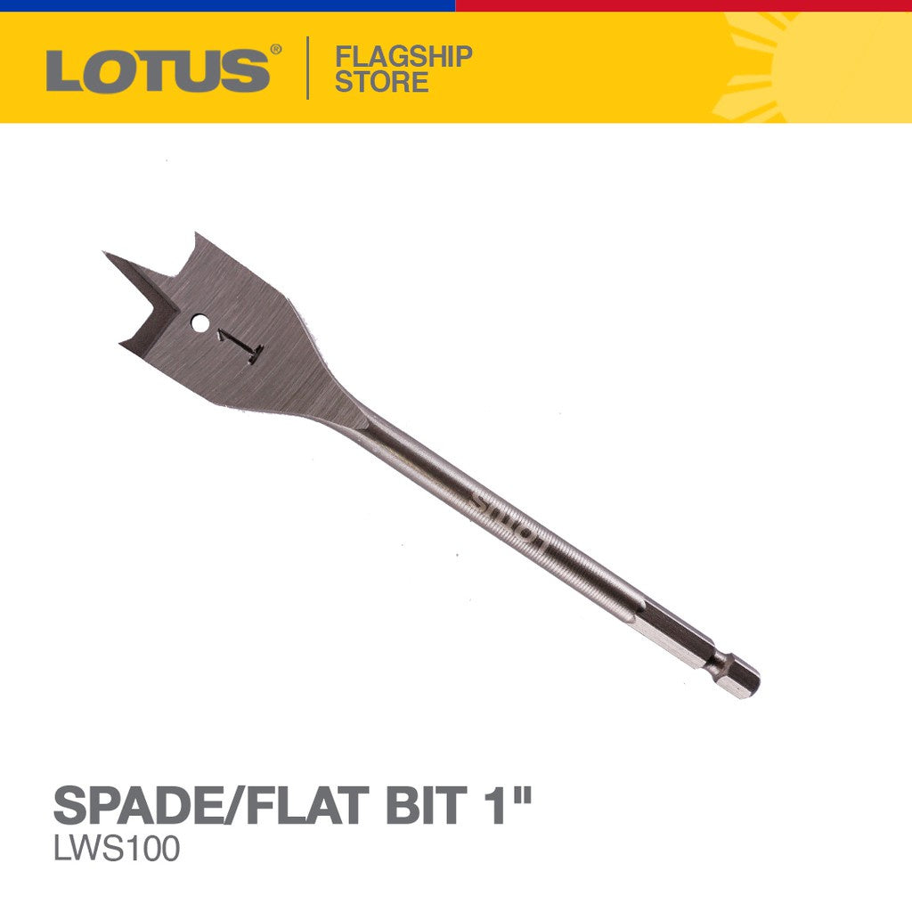 LOTUS SPADE/FLAT BIT 1" LWS100 – Lotus Tools Philippines