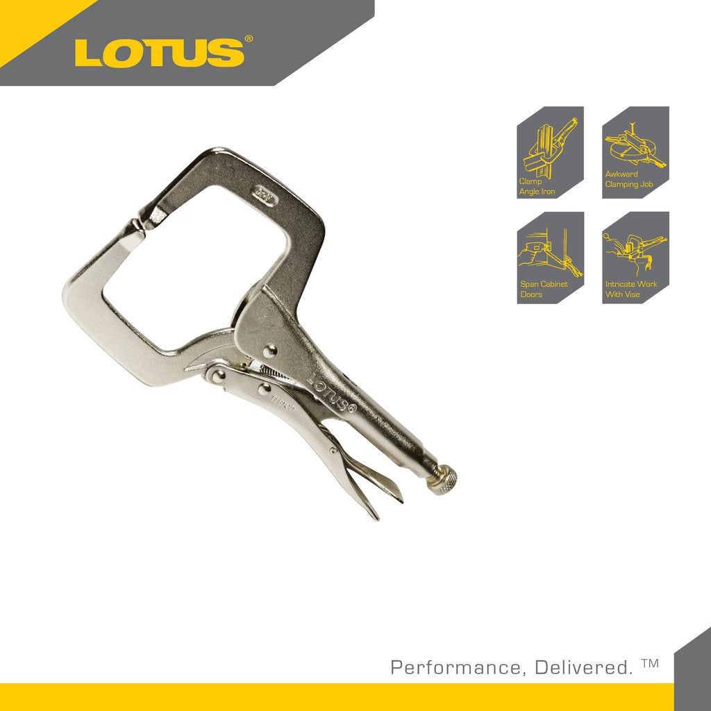 LOTUS LOCKING C CLAMP 11" LLC275 – Lotus Tools Philippines