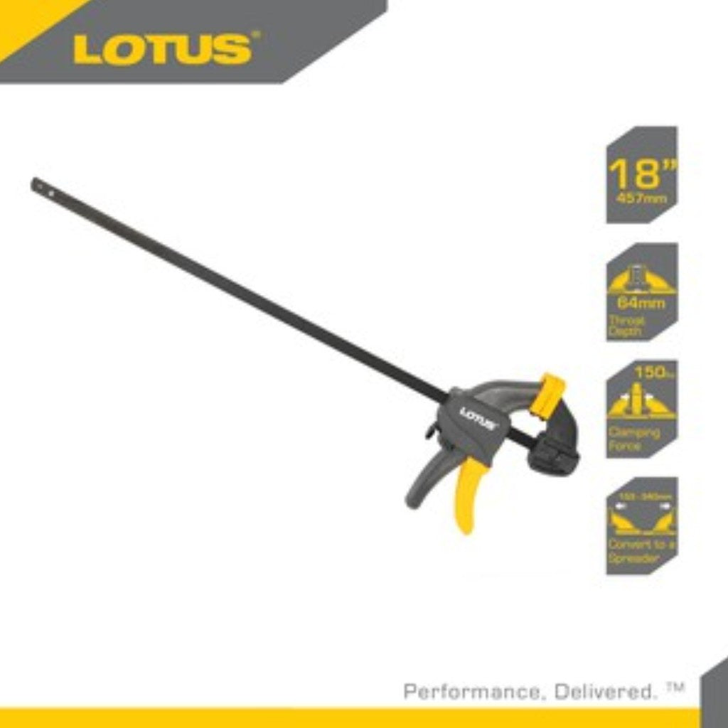 LOTUS BAR CLAMP/SPREADER 18" LT1800BSX – Lotus Tools Philippines