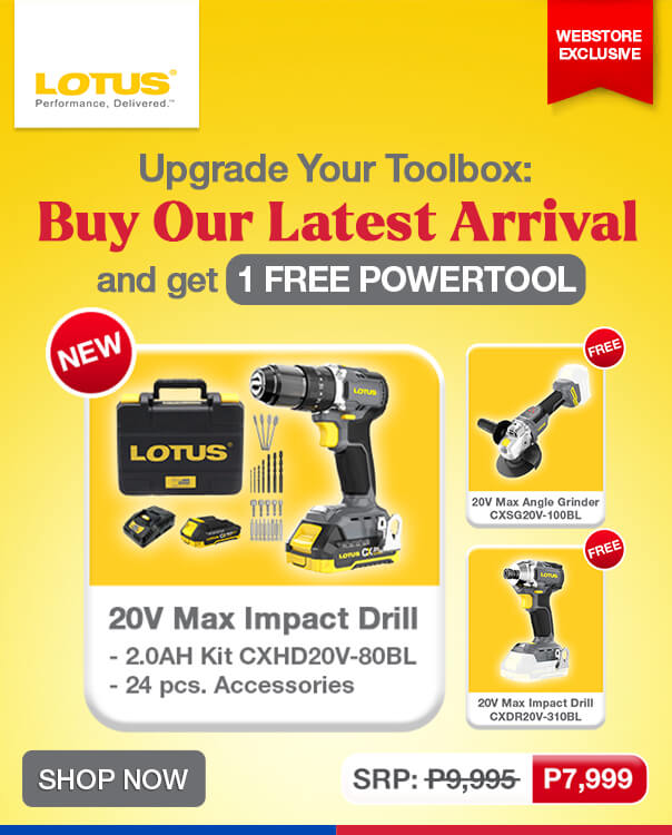 Power Tools, Outdoor Tools and Accessories | Lotus tools Philippines