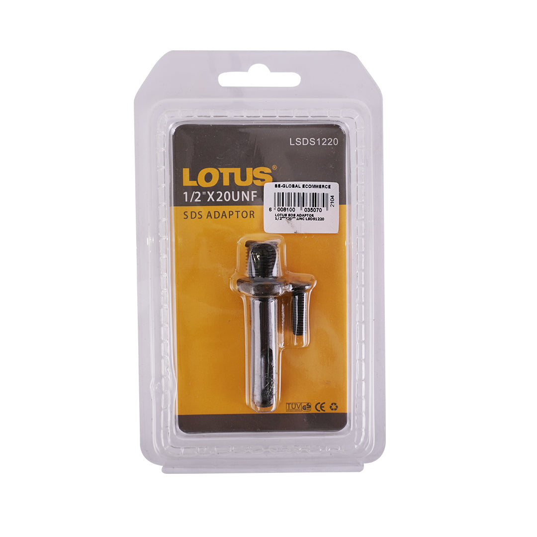 LOTUS SDS ADAPTOR 1/2"X20" UNC LSDS1220 – Lotus Tools Philippines
