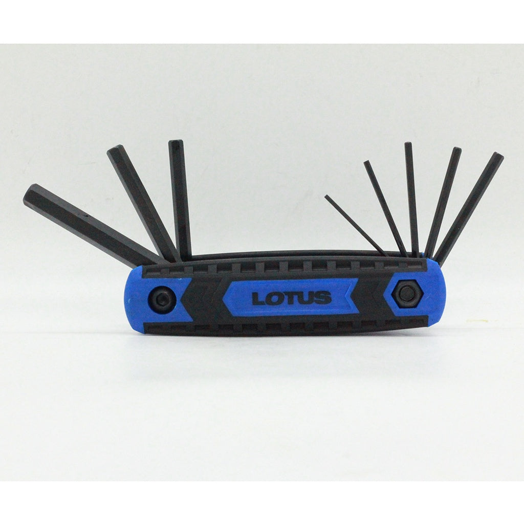 LOTUS FOLDING HEX KEY SET 8PC (MET) LTHT80FHM – Lotus Tools Philippines