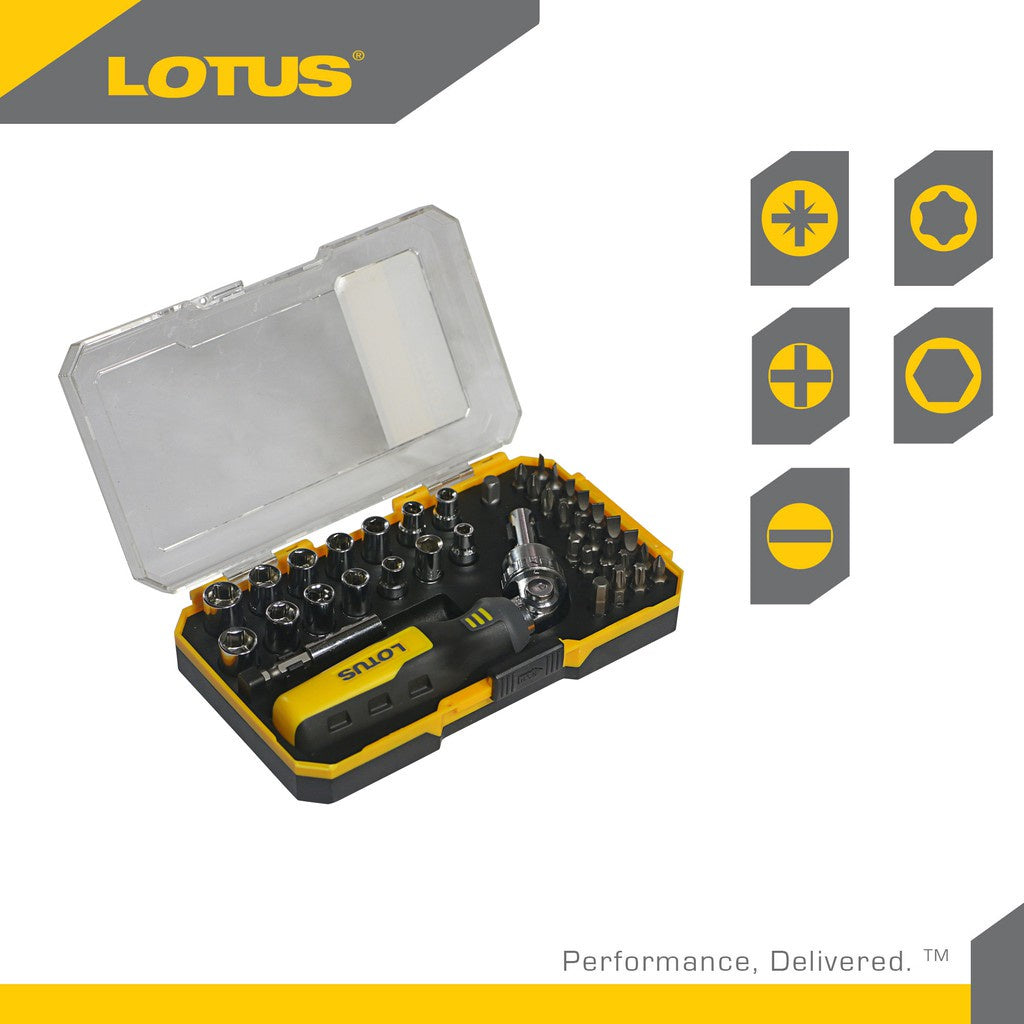 LOTUS RATCHET DRIVER SET #RDS41 | LTRD4100 – Lotus Tools Philippines