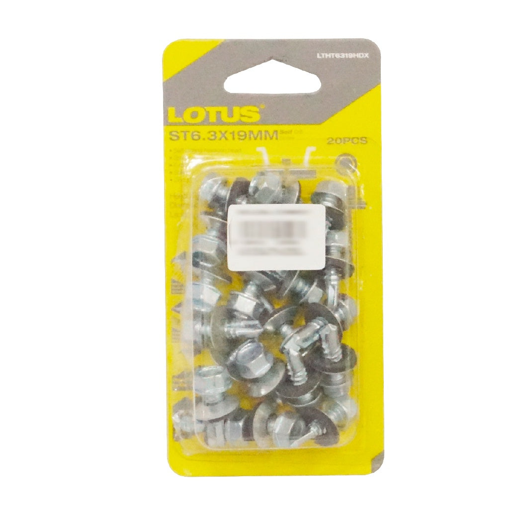 LOTUS SELF DRILL SCREW ST6.3X19MM LTHT6319HDX