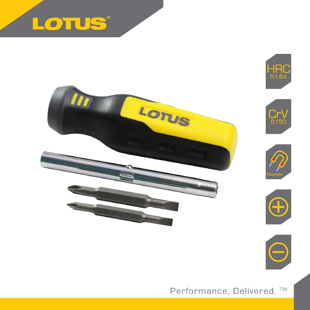 Lotus Screwdriver Set Pro 6 Way LTHTSS600W – Lotus Tools Philippines