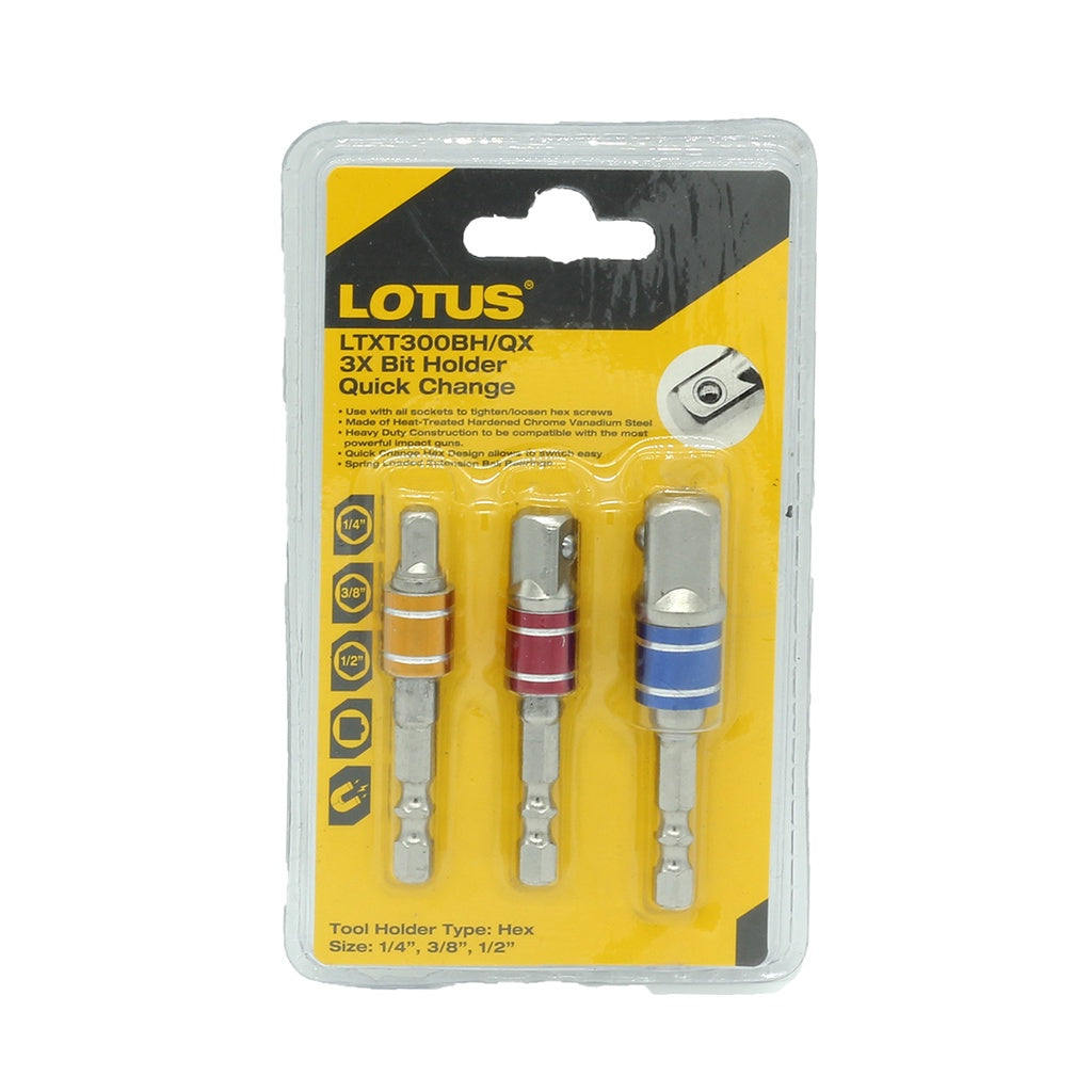 Lotus Bit Holder Quick Change 3X LTXT300BH/QX – Lotus Tools Philippines