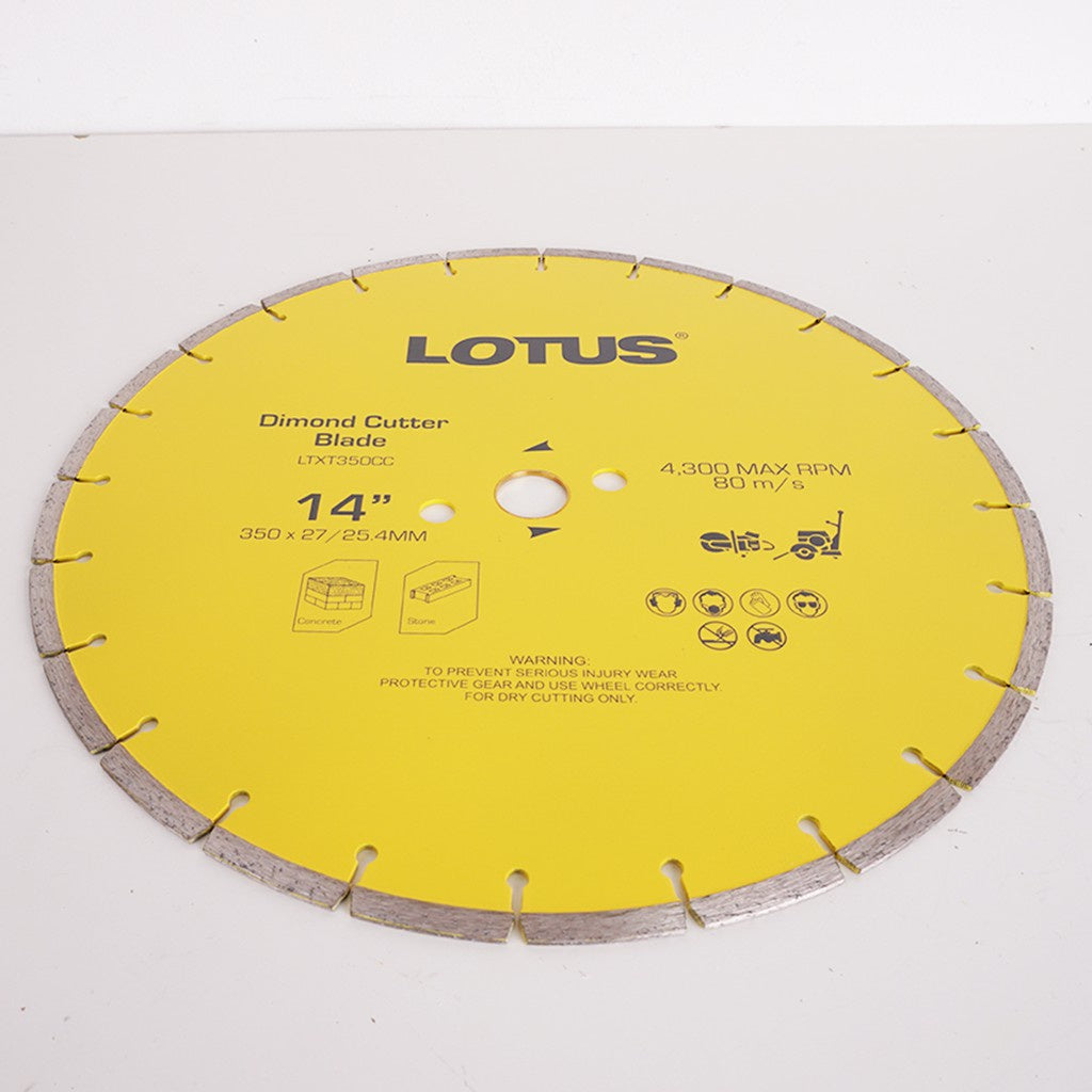 LOTUS DIAMOND CUTTER 14" #DD350DS | LTXT350CC – Lotus Tools Philippines