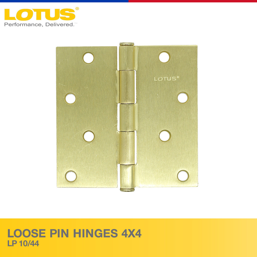 Lotus Loose Pin Hinges 4X4 LP 10/44 | 3.5X3.5 LP 10/35 | 3X3 LP 10/33