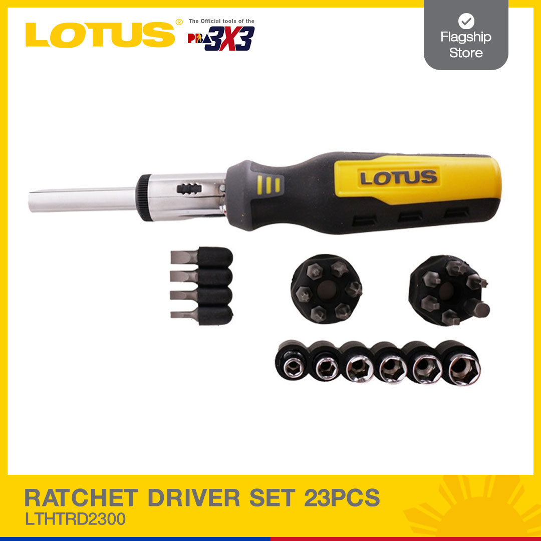 LOTUS SCREWDRIVER (RATCHET) 23/SET LTHTRD2300 – Lotus Tools Philippines