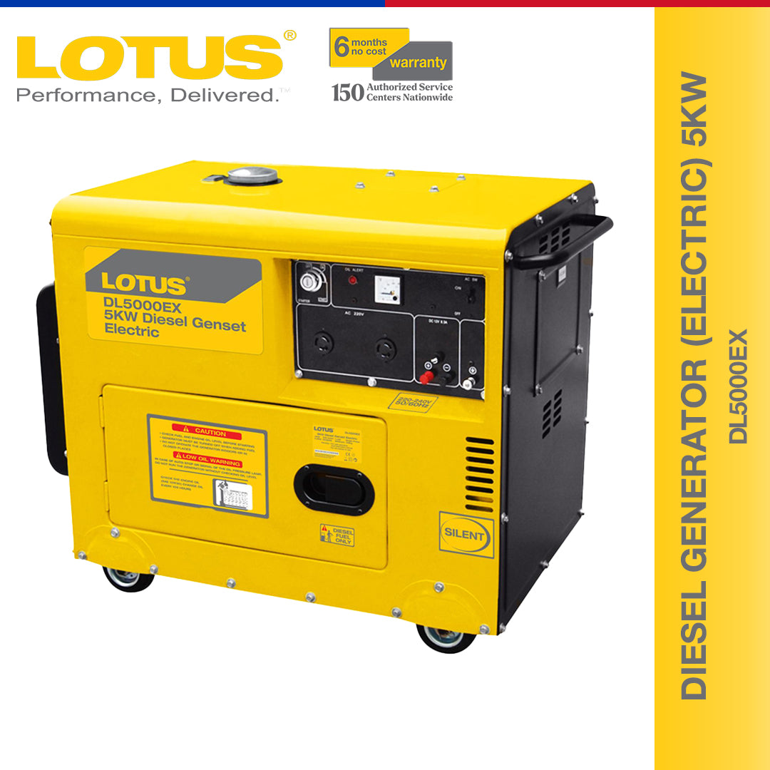 Lotus Diesel Genset (Electric) 5KW DL5000EX