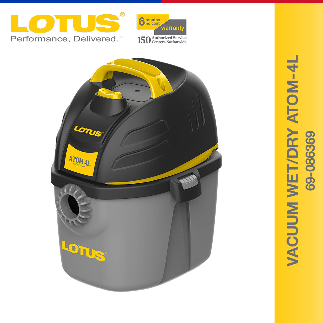 Lotus Atom Vacuum Cleaner | 4L 69-086369 NO BLOWER | 10L 69-863383 W/
