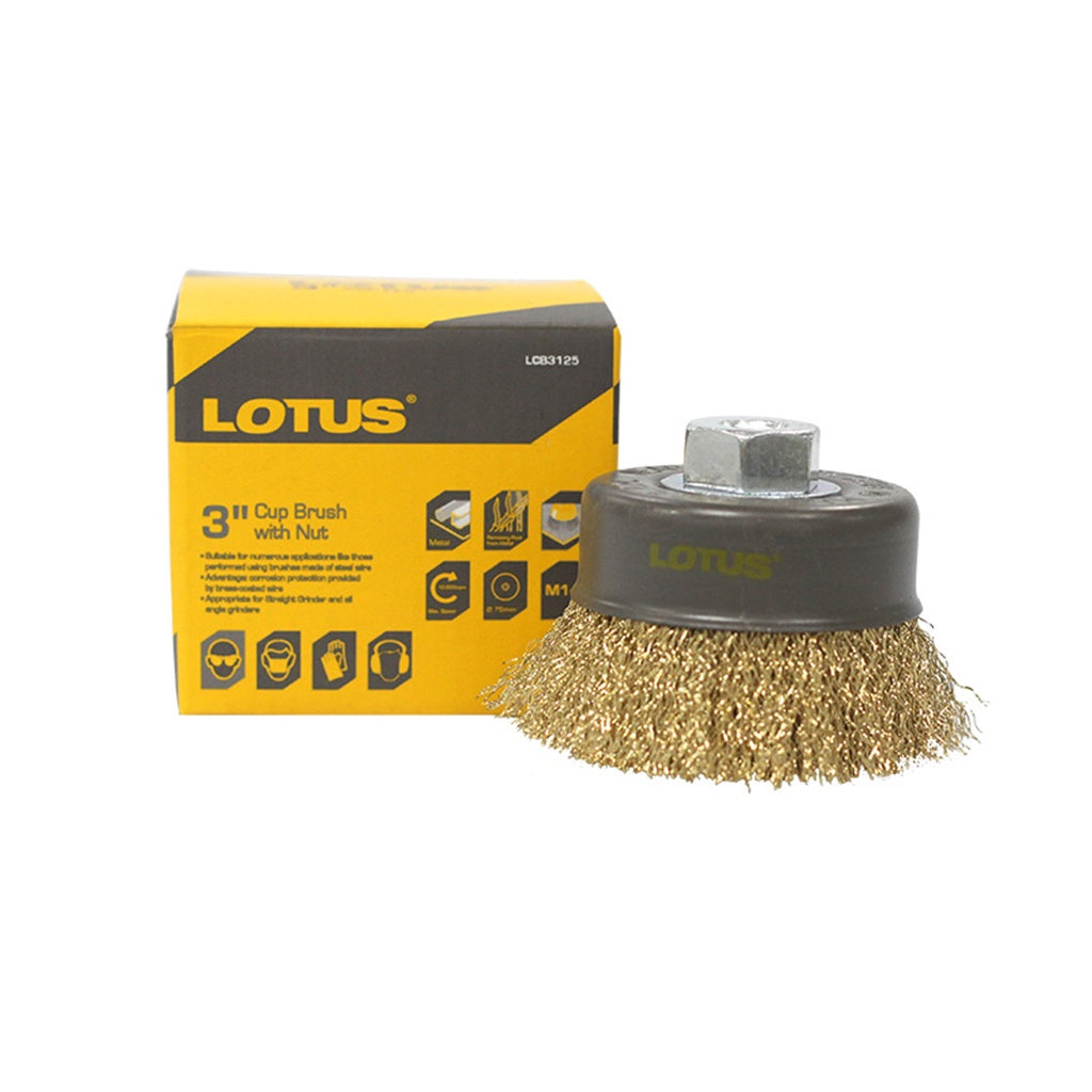 LOTUS CUP BRUSH 3"X1.25 #CB3125 | LTXT3125CBX – Lotus Tools Philippines