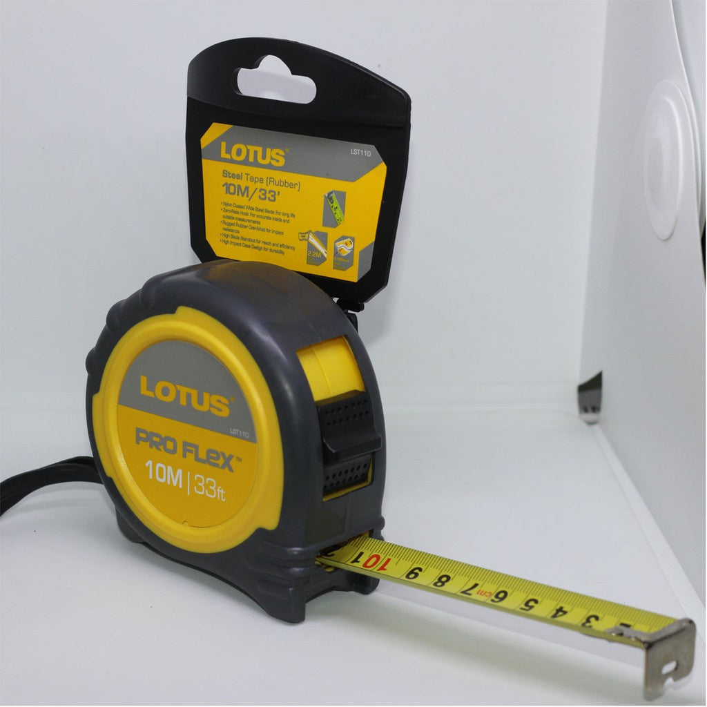 LOTUS STEEL TAPE | PROFLEX 10M LST110 – Lotus Tools Philippines