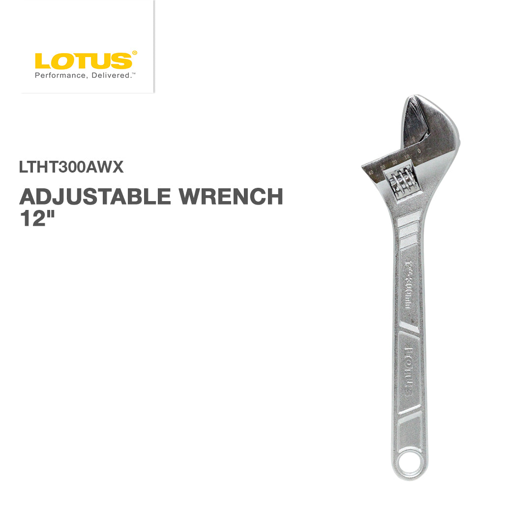 Lotus Adjustable Wrench 10" LTHT250AWX | 12" LTHT300AWX - Hand Tools