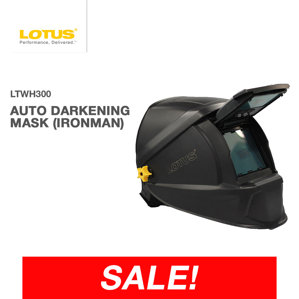SALE! (REFURBISHED) LOTUS AUTO DARKENING MASK (IRONMAN) LTWH300