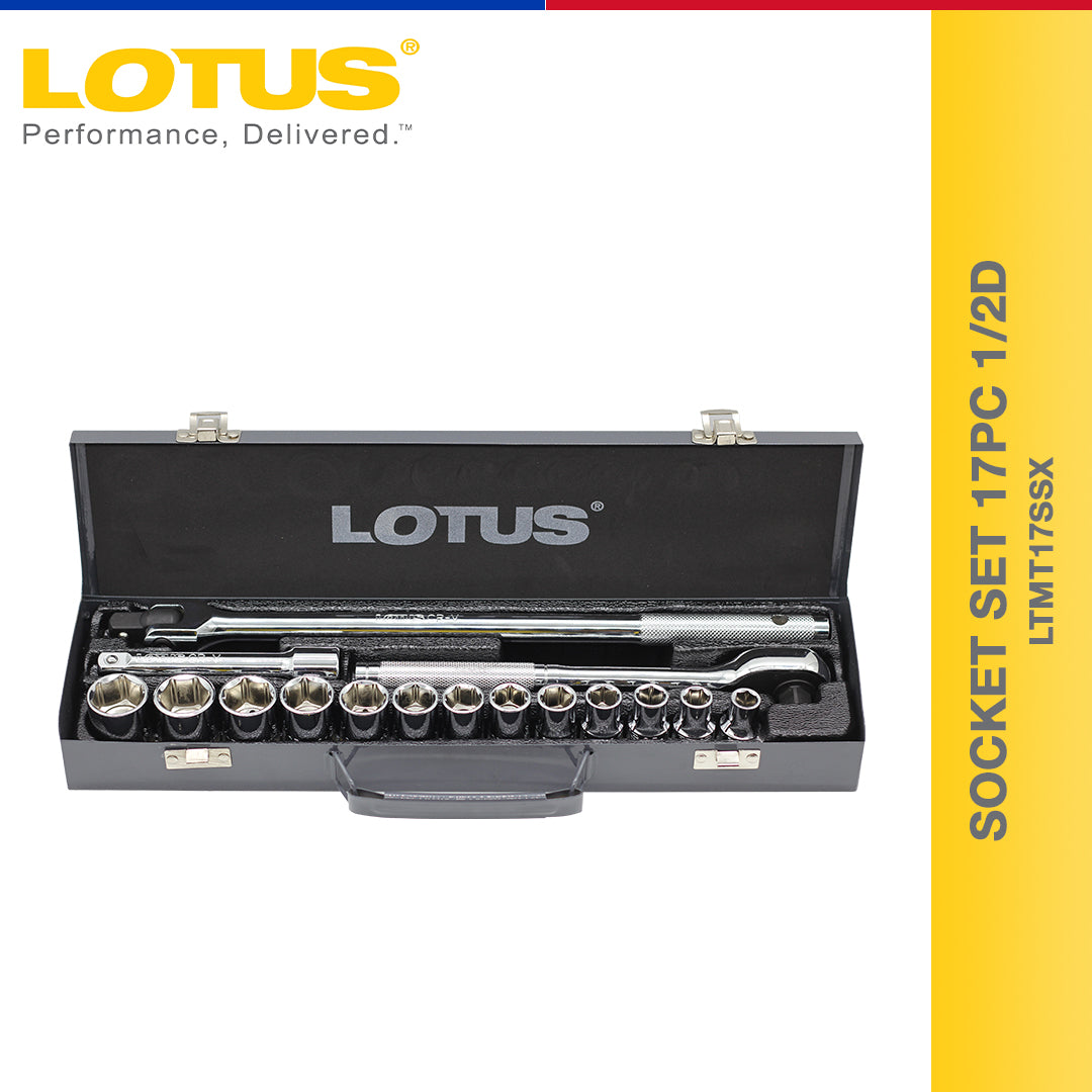 Lotus Socket Set 17PC 1/2D LTMT17SSX - Hand Tools | Ratchets & Sockets ...