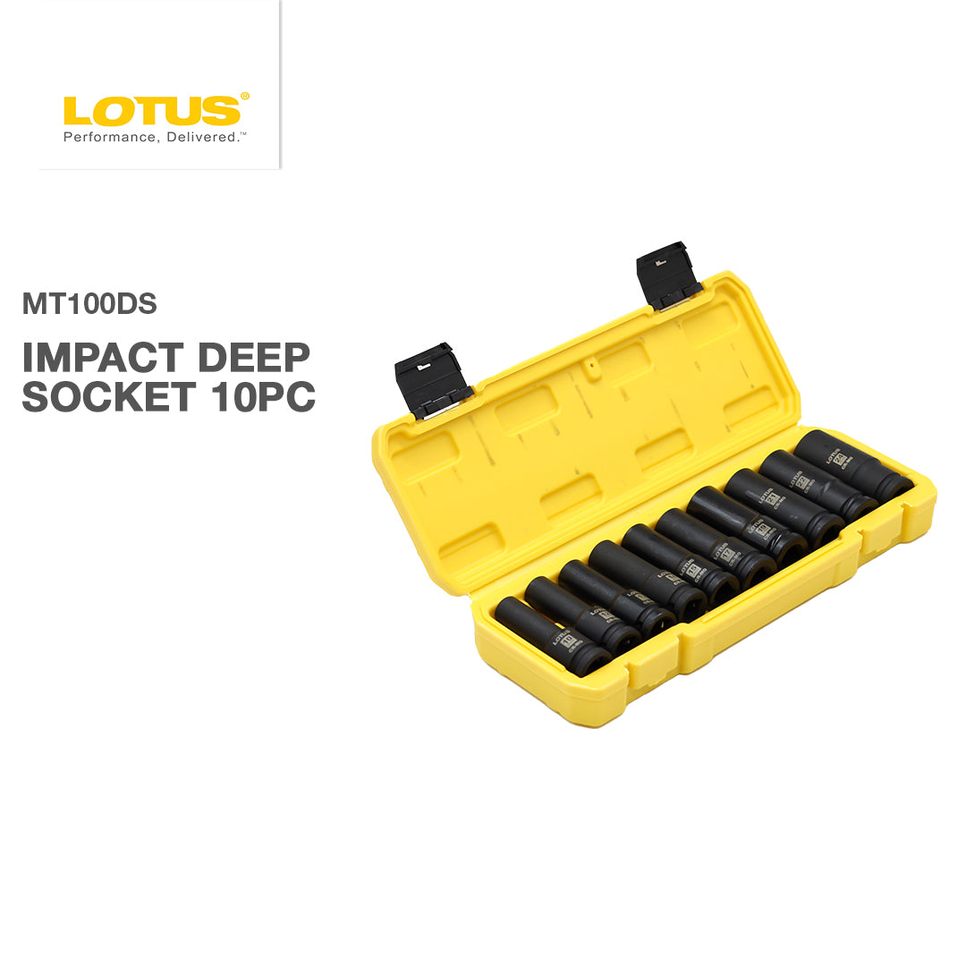 Lotus Impact Deep Socket 10PC MT100DS