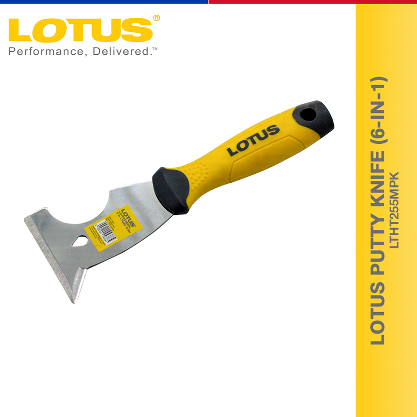 Lotus Putty Knife (6-IN-1) LTHT255MPK - Hand Tools