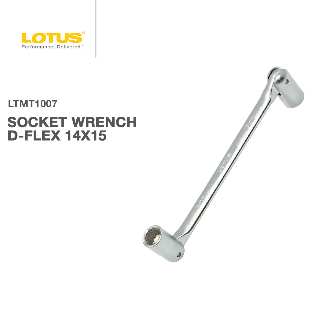 Lotus Socket Wrench D-FLEX 8X9 | 18X19 |16X17 | 14X15 | 2X13 | 10X11