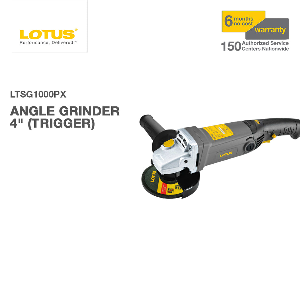 LOTUS ANGLE GRINDER 4" (TRIGGER) LTSG1000PX