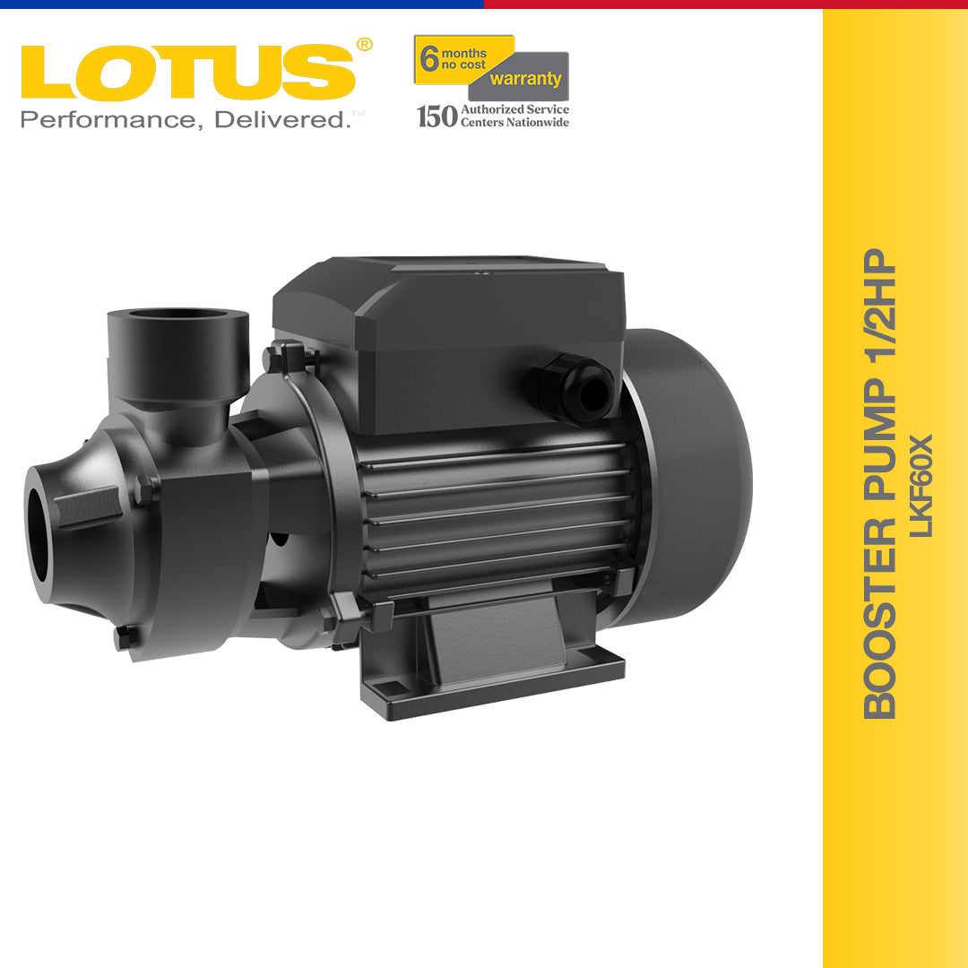 Lotus Booster Pump 1/2HP LKF60X -Electric Pump – Lotus Tools Philippines