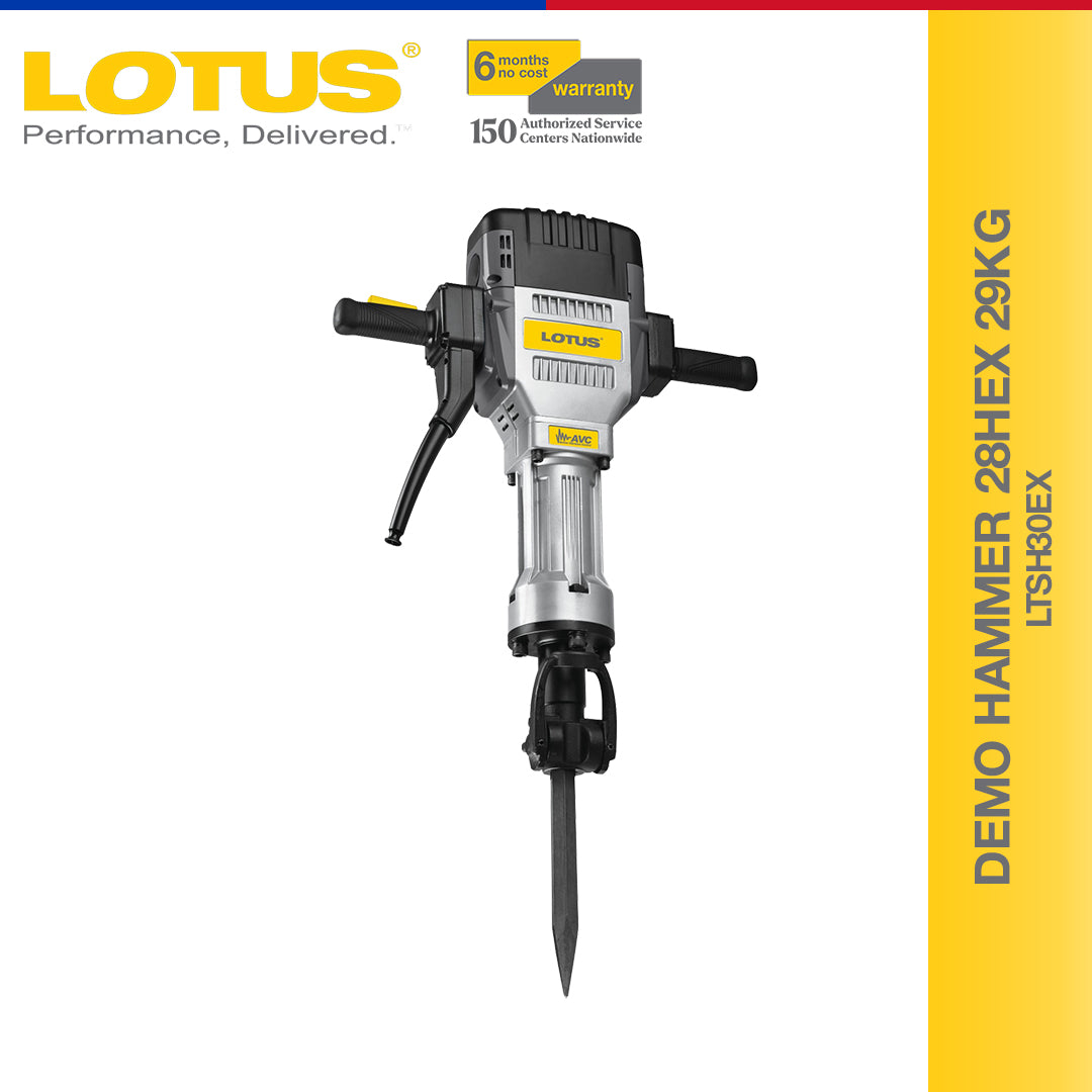 Lotus Demolition Hammer 28HEX 29KG LTSH30EX -Power Tools – Lotus Tools ...