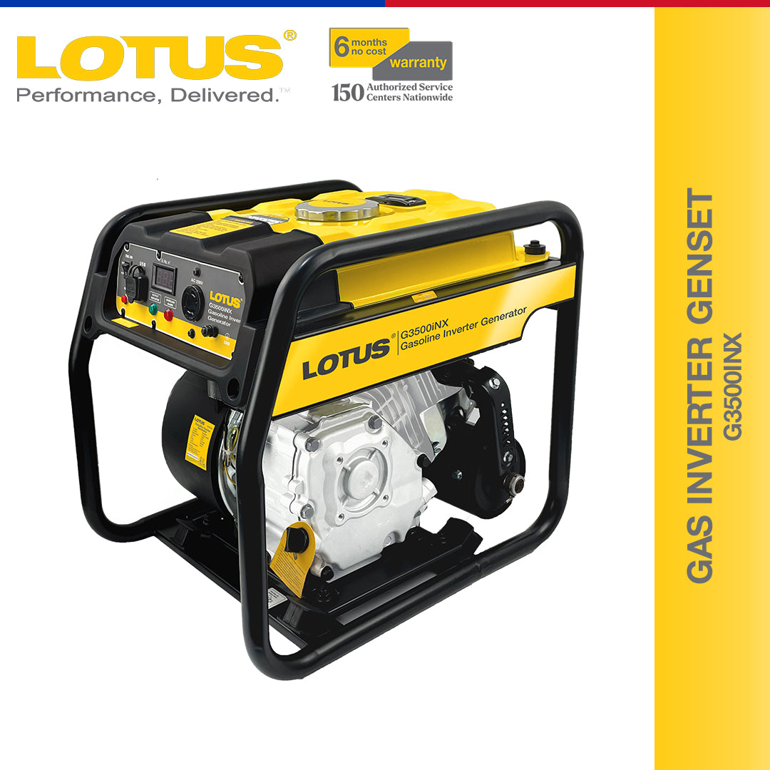 Lotus Gas Inverter Genset G3500INX | Generator – Lotus Tools Philippines