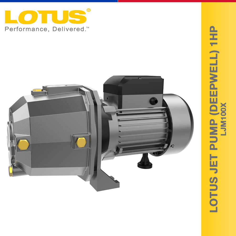 Lotus Jet Pump (DEEPWELL) 1HP LJM100X | Power Water Pumps