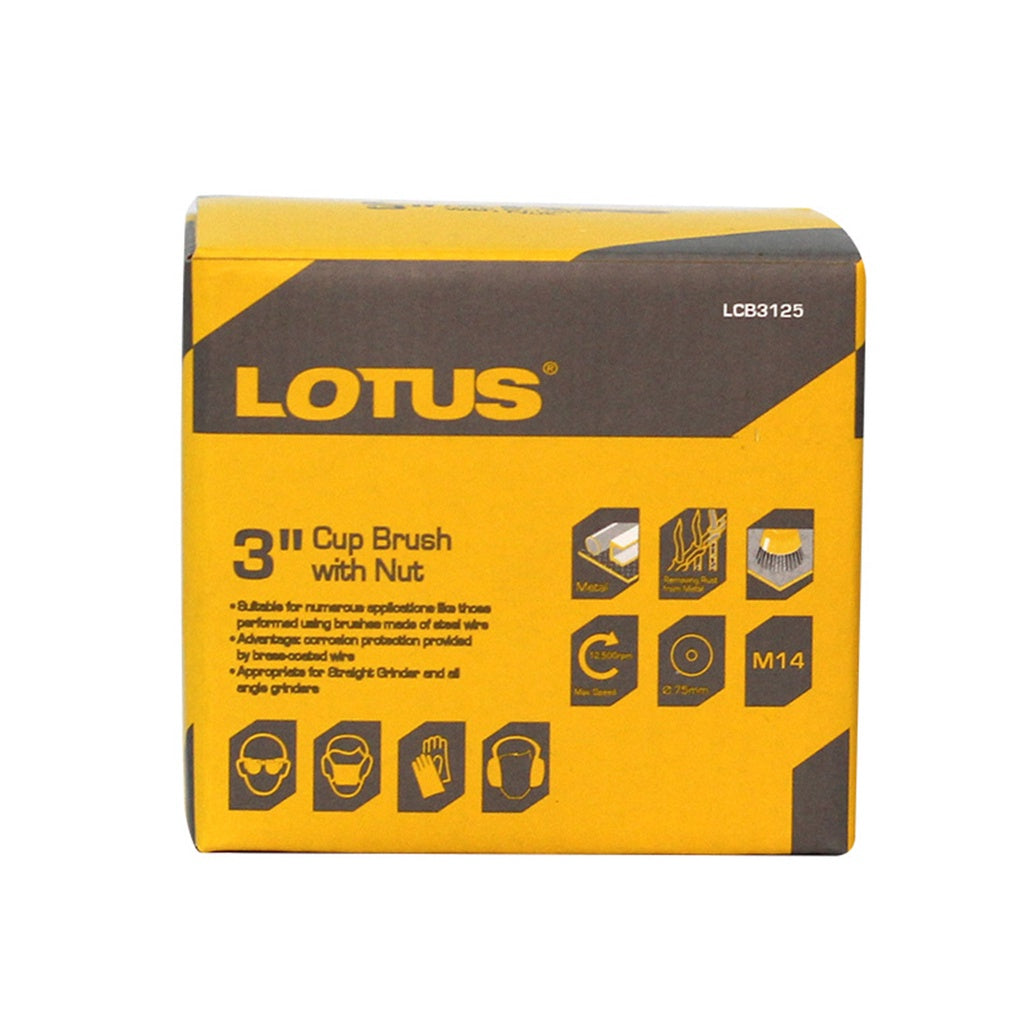 LOTUS CUP BRUSH 3"X1.25 #CB3125 | LTXT3125CBX – Lotus Tools Philippines