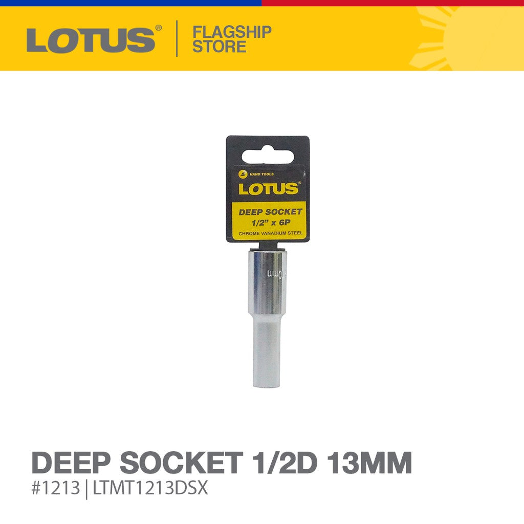 LOTUS DEEP SOCKET 1/2D 10 #1210 | LTMT1210DSX – Lotus Tools Philippines