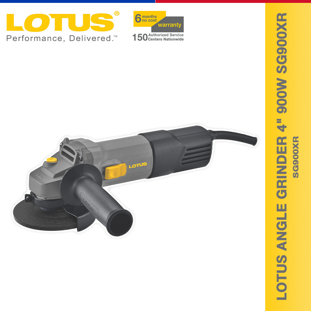 Lotus Angle Grinder 4" 900W SG900XR - Power Tools – Lotus Tools Philippines