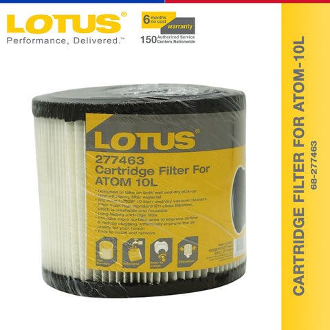 Lotus Cartridge Filter FOR PRO-20L 68-277470 - Replacement Filter | Va ...