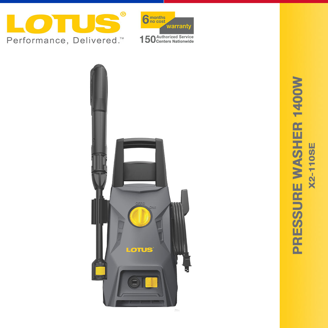 Lotus Pressure Washer 1400W X2-110SE - Power Tools | Outdoor Cleaning ...