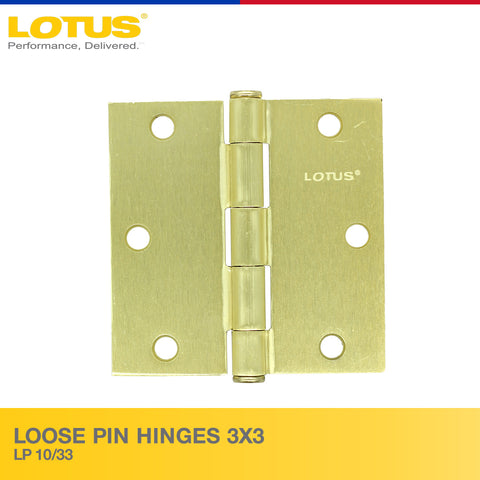 Lotus Loose Pin Hinges 4X4 LP 10/44 | 3.5X3.5 LP 10/35 | 3X3 LP 10/33 ...