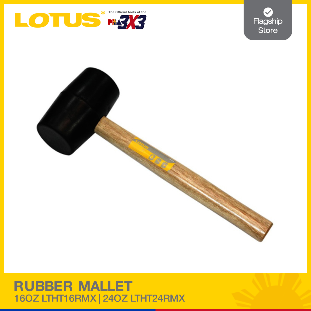 LOTUS RUBBER MALLET 16OZ #RM016 | LTHT16RMX – Lotus Tools Philippines