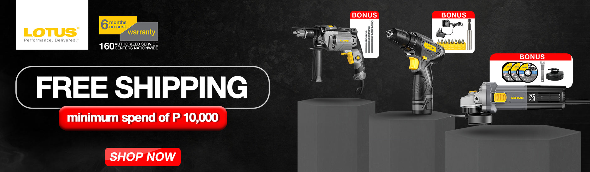 Power Tools, Outdoor Tools and Accessories | Lotus tools Philippines