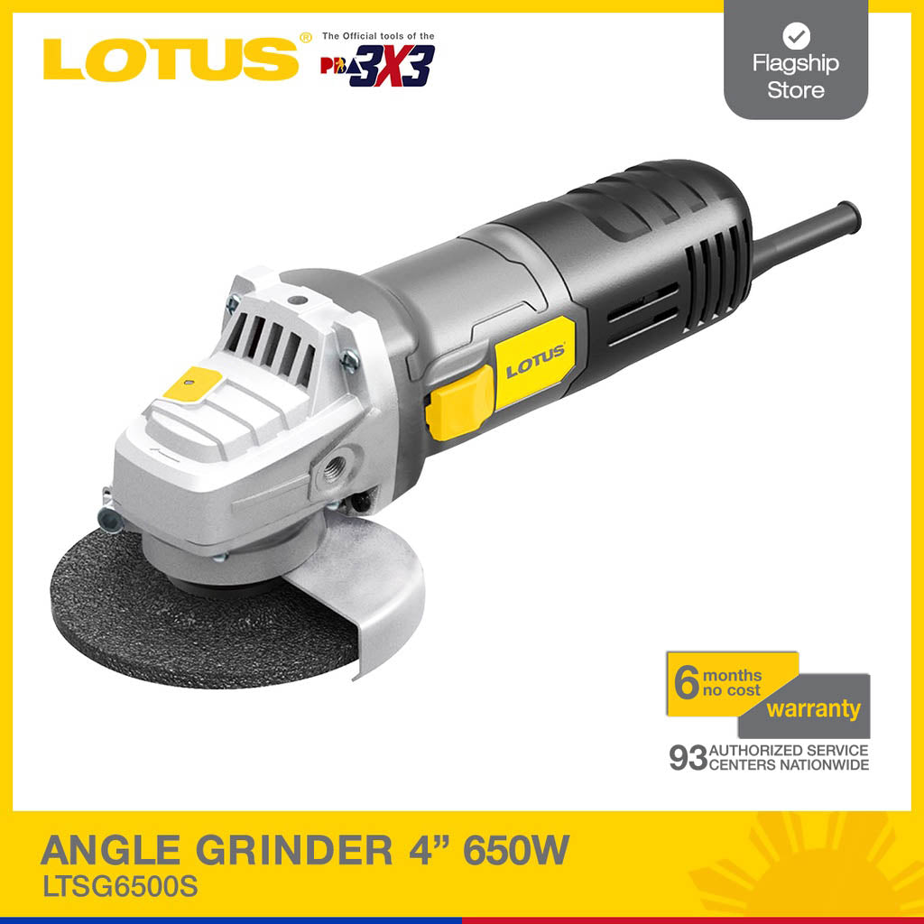 LOTUS ANGLE GRINDER 4" 650W LTSG6500S
