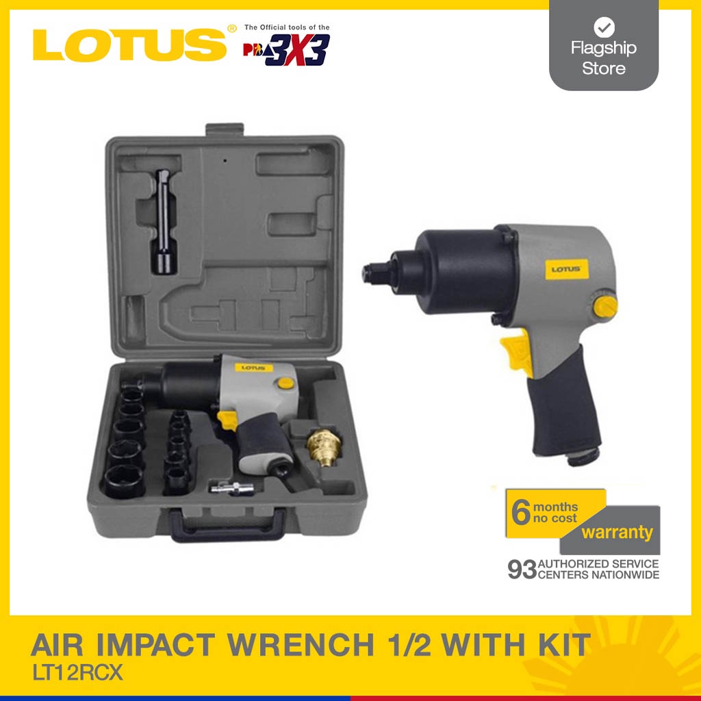 LOTUS AIR IMPACT WRENCH 1/2" W/KIT LT12RCX – Lotus Tools Philippines